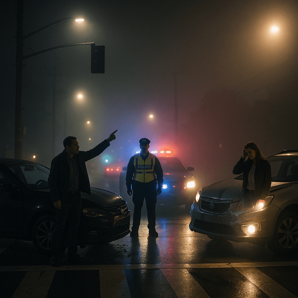 Nighttime Car Crash Liability: Who’s at Fault and What to Do After a ...